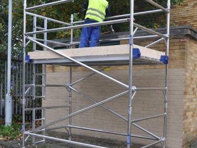 LEWIS Industrial Scaffold 2.5m Single Width Tower 6.2m Platform Height
