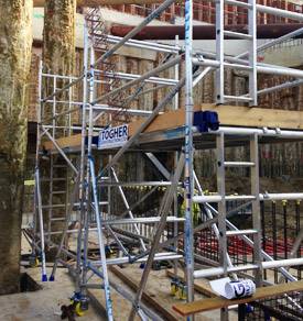 LEWIS in action - Scaffolding Towers