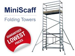 LEWIS Miniscaff Trade Folding Tower 7.1m Working Height