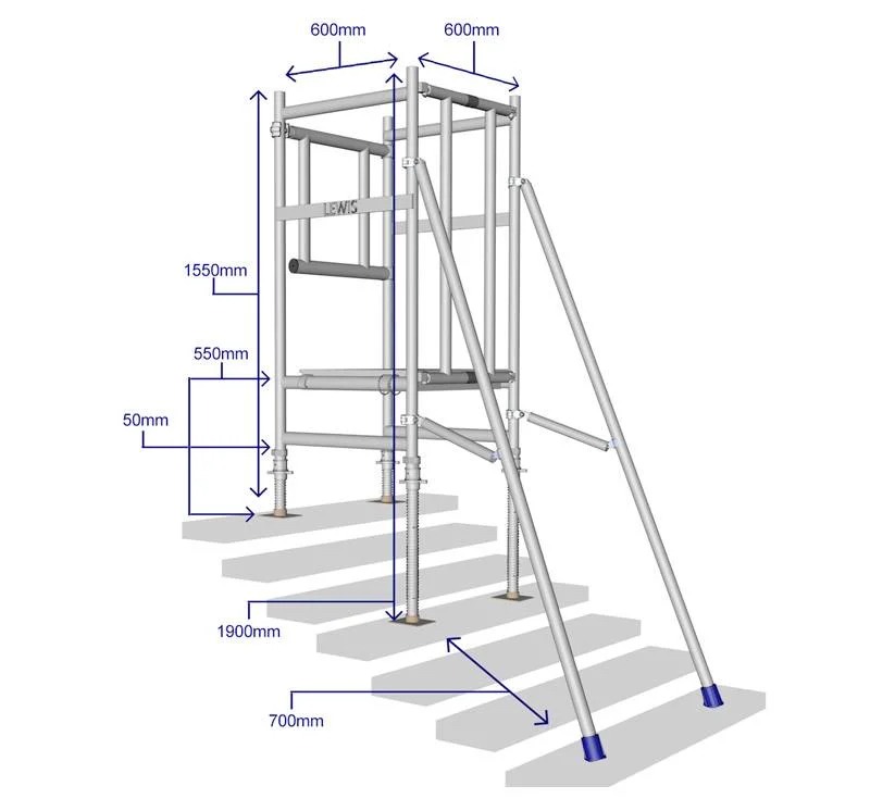 What Is The Best Staircase Scaffold? | LEWIS Scaffold Towers